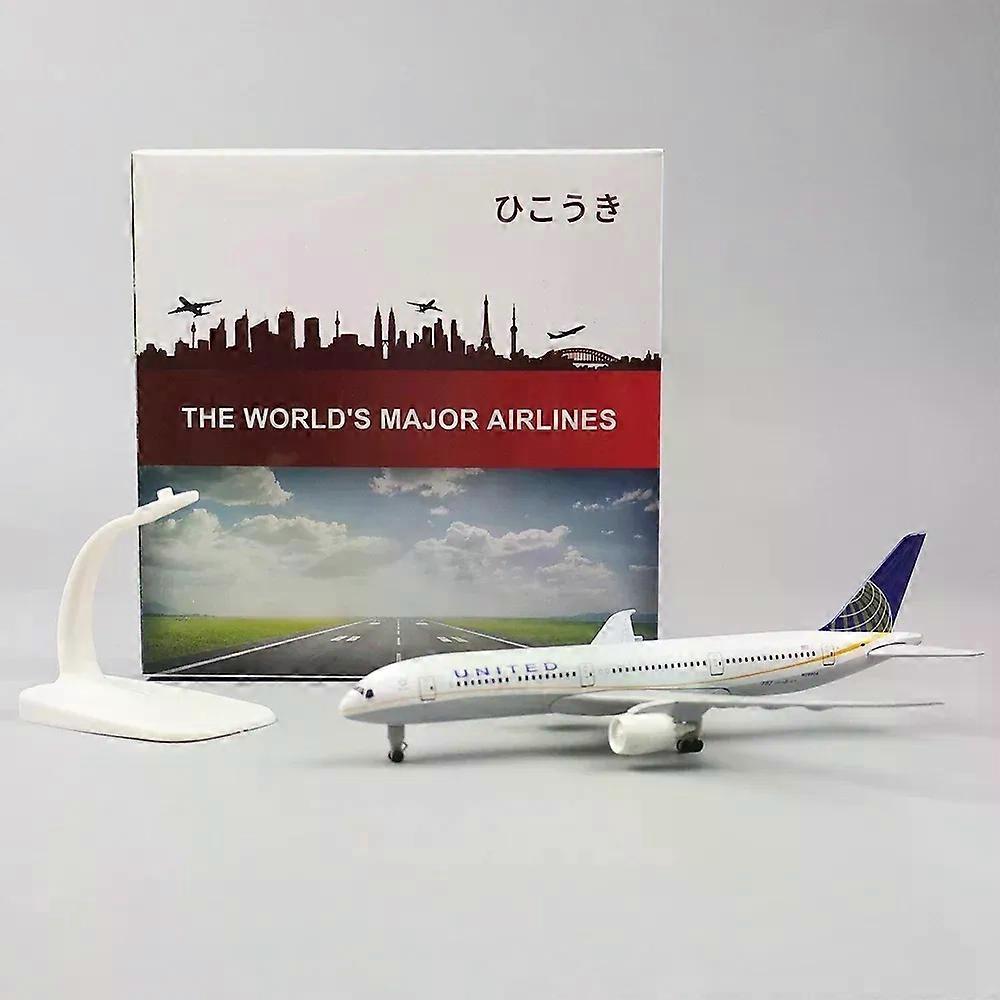 Airplane model B787 United Model Miniature Plane Aircraft Display ...