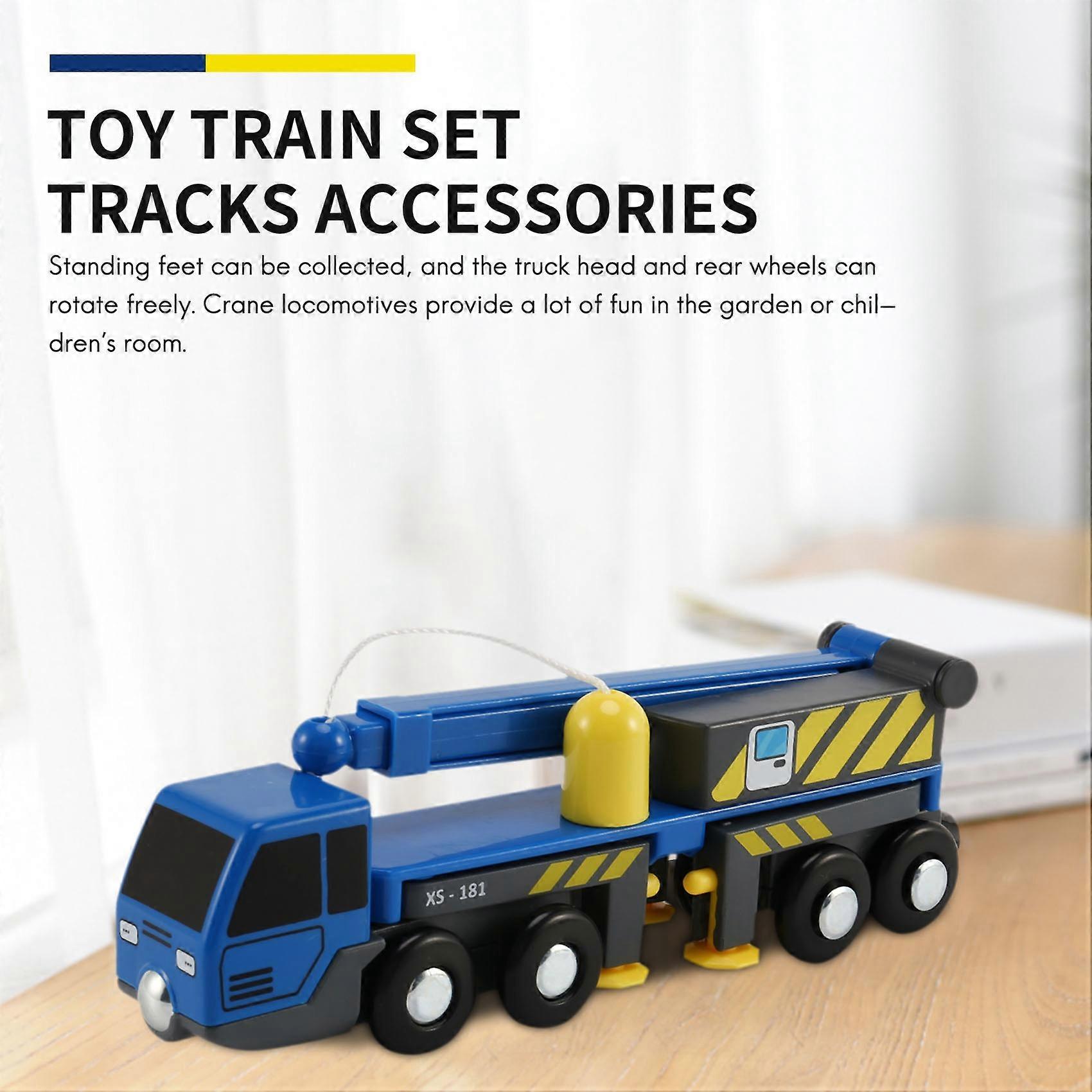 Multifunctional Train Toy Set Accessories Mini Crane Truck Toy Vheicles ...