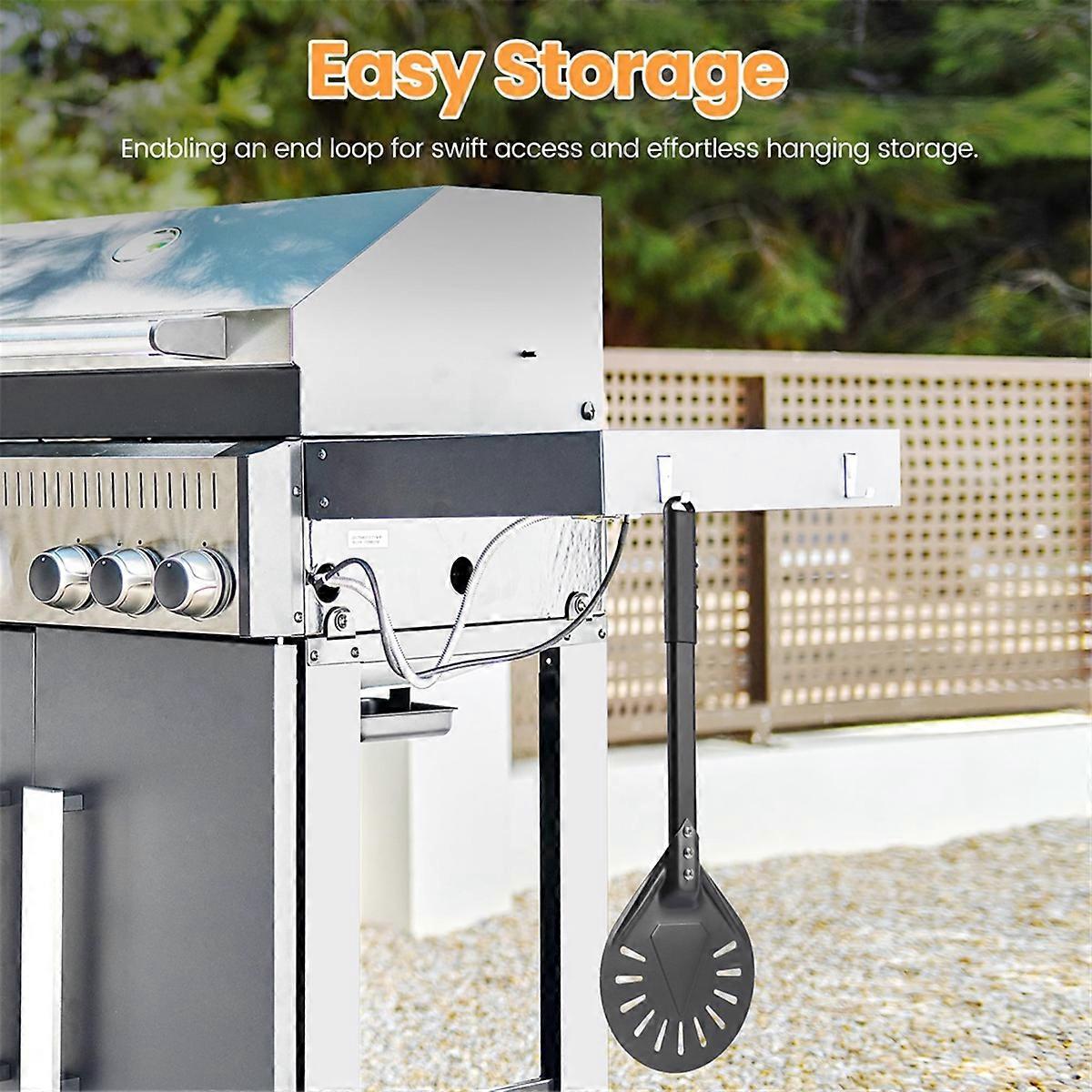 Pizza Turning Peel Pizza Turner Metal Outdoor Pizza Oven Accessories ...