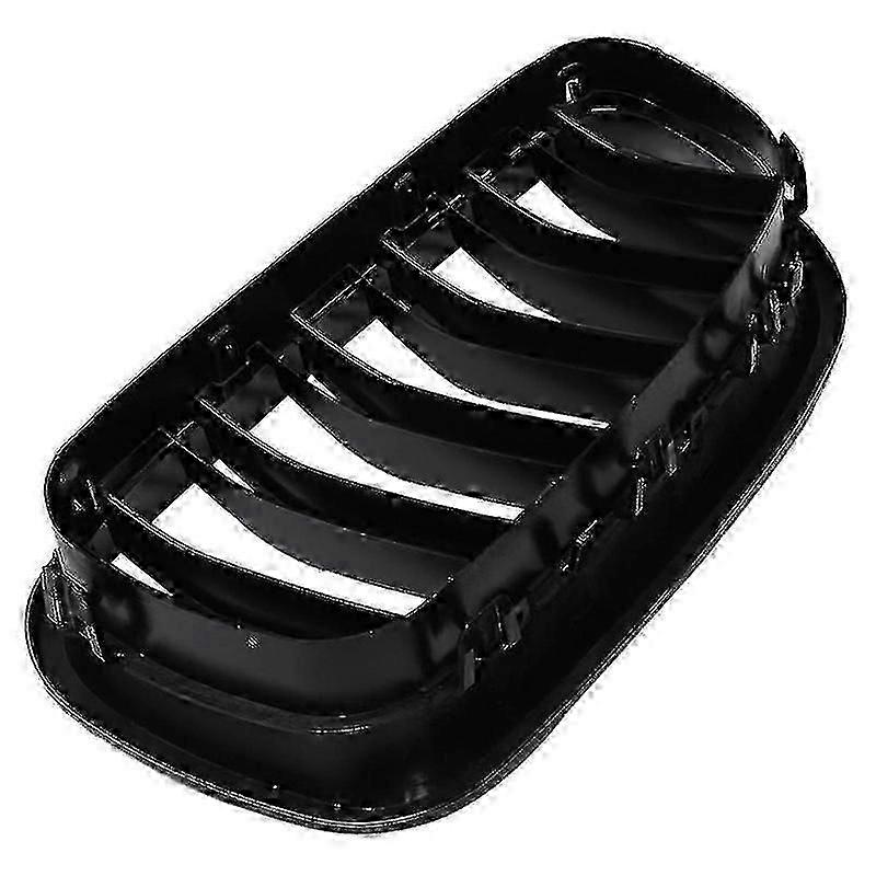 Gloss Black Dual Slat Kidney Grille for BMW F10 F18 F02 F11 M5 2010 ...