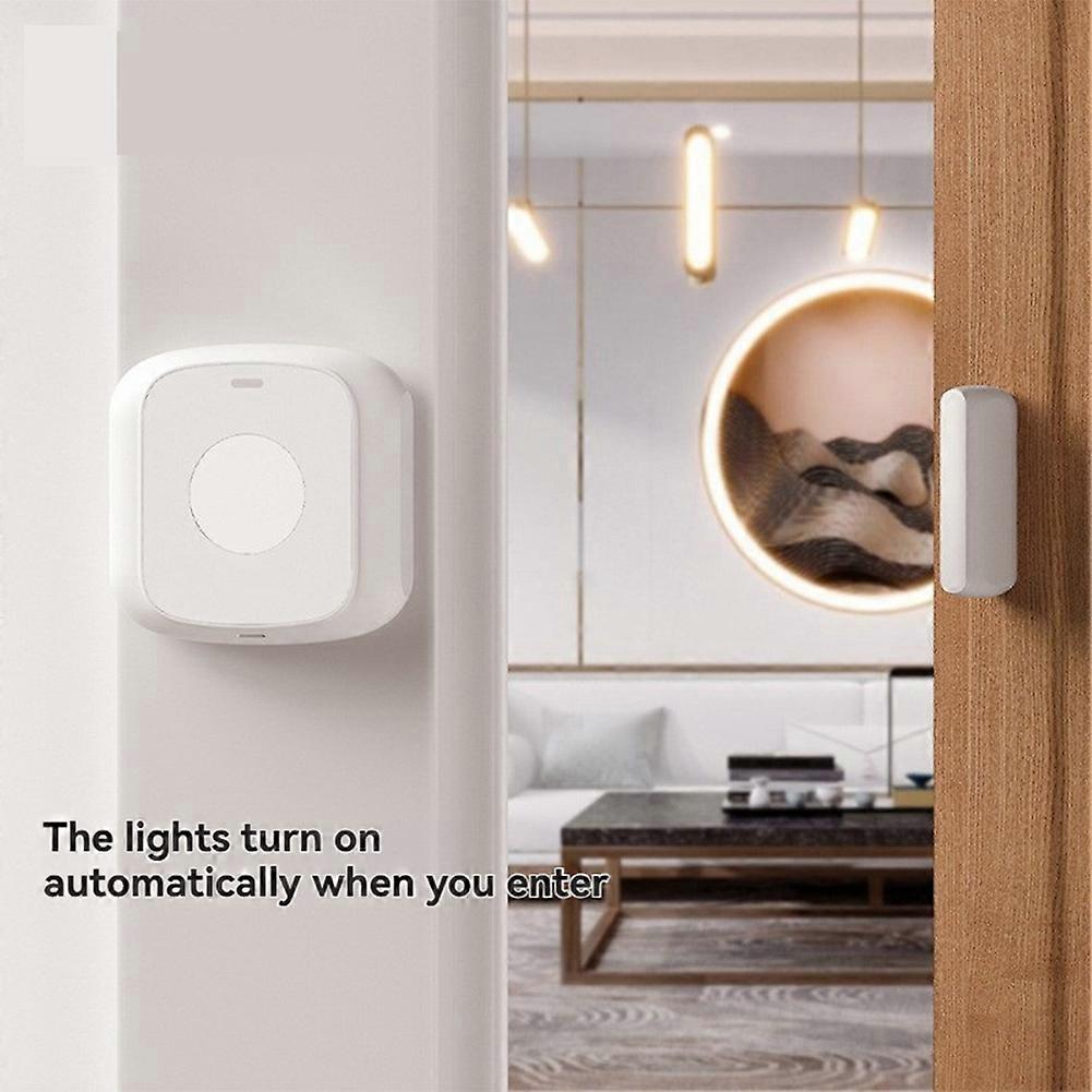 Tuya ZigBee Smart Door and Window Sensor Burglar Magnetic Sensor with ...