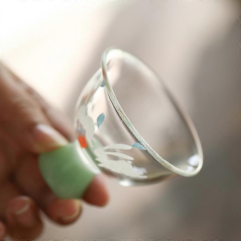 Transparent Tea Cup Heat-Resistant Elegant Master Cup for Home Party ...