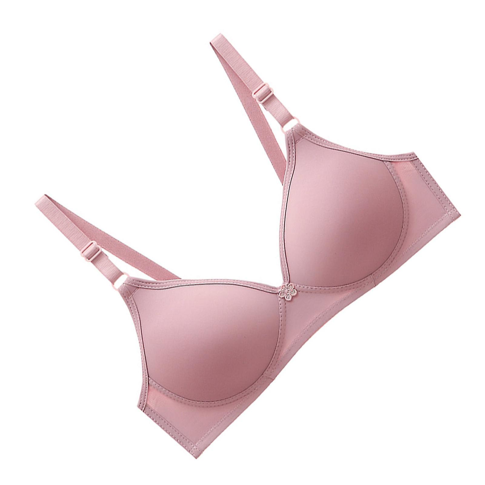 Women's Super Soft Wirefree Bra Soft Skin-friendly Gathering Tank Bras ...