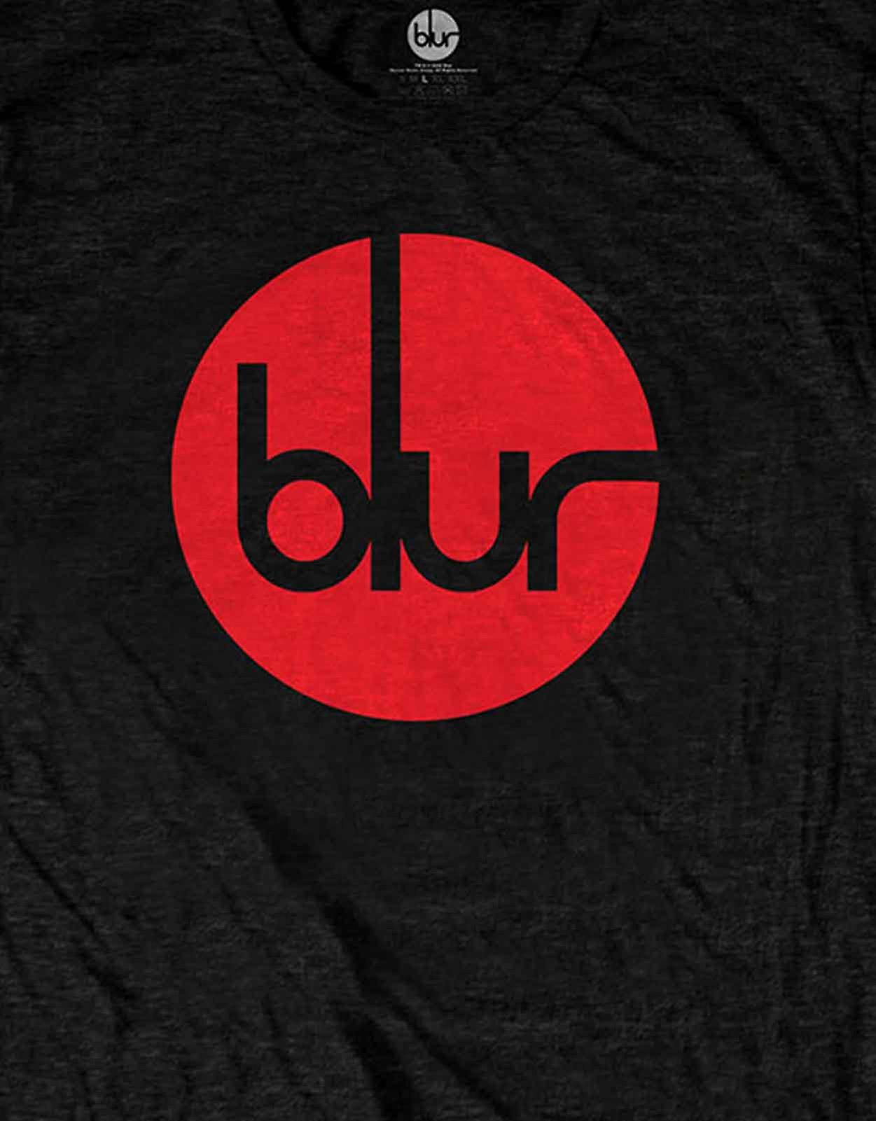 Blur Circle Band Logo T Shirt | Fruugo UK