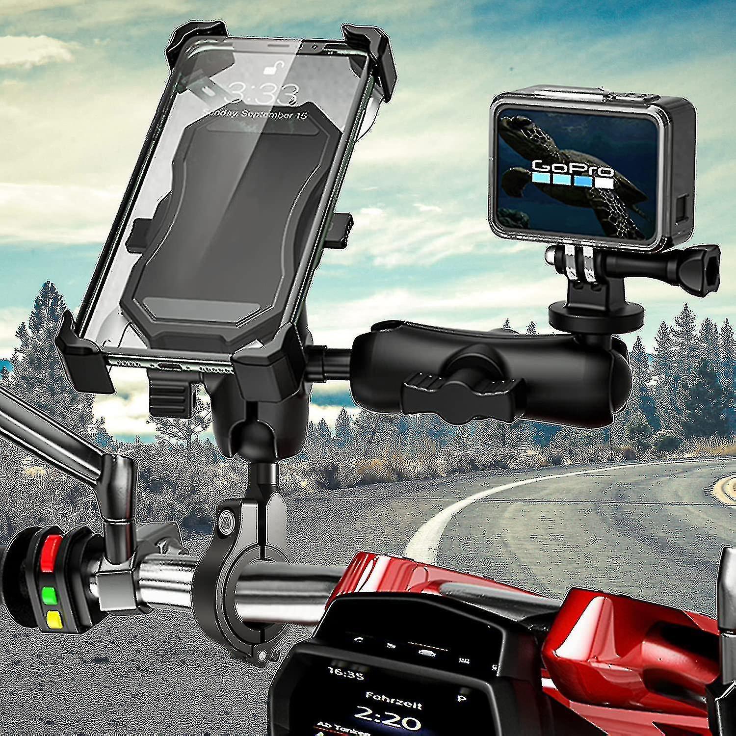 Ram Mount Motorcycle Ball Phone Holder Scooter For Ps Motorcycle Tomtom ...