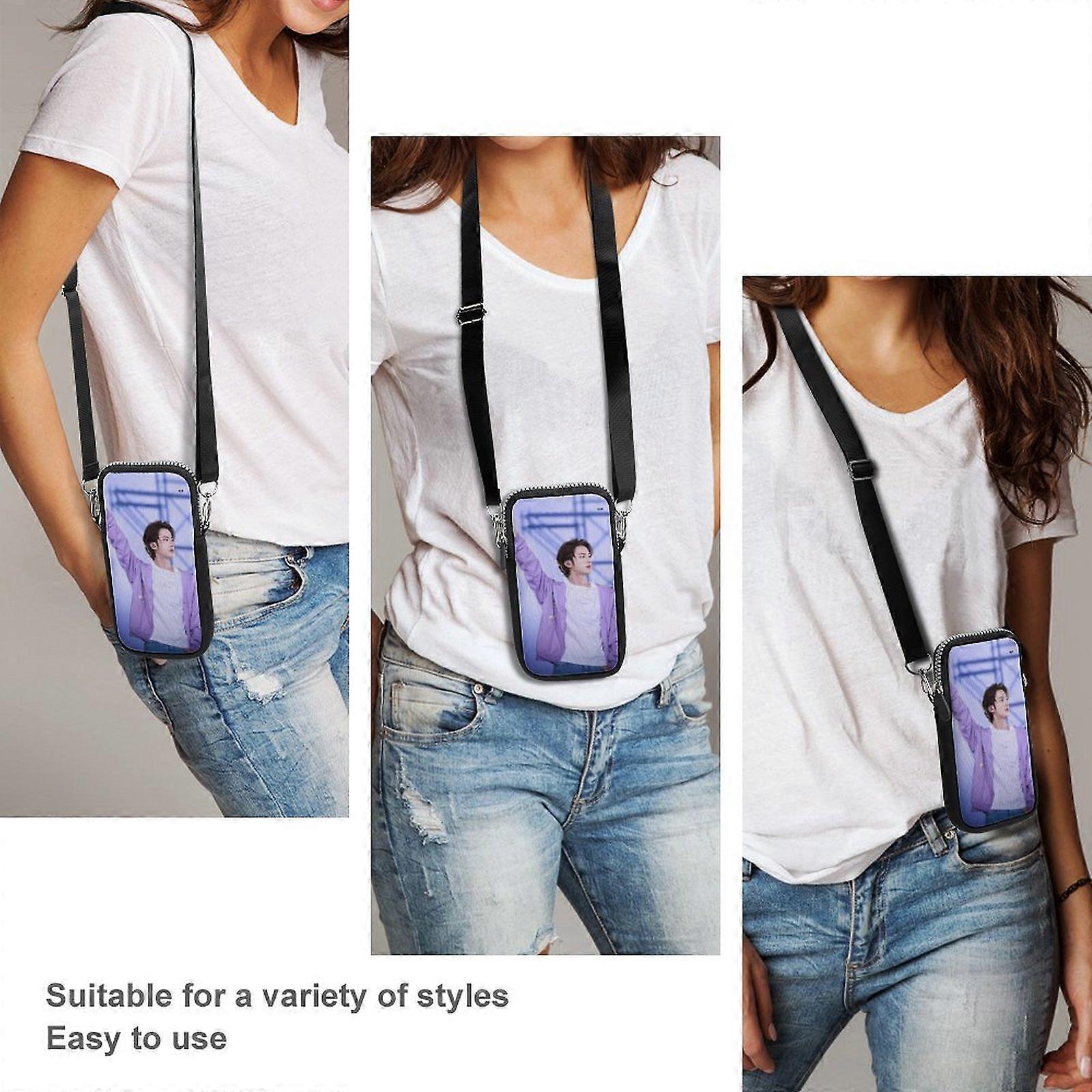 BTS Jin (59) Messenger Bag Fashion Phone Shoulder Bag-ML482 | Fruugo UK