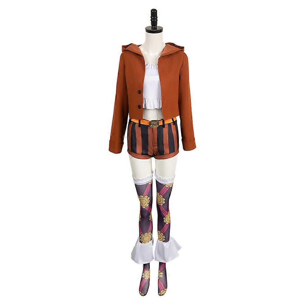 Bonney Cosplay Girls Fantasy Roleplaying Costume Coat Suspenders Belt ...