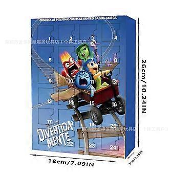 2025 Christmas Inside out 2 Advent Calendar Surprise Blind Box Cartoon ...
