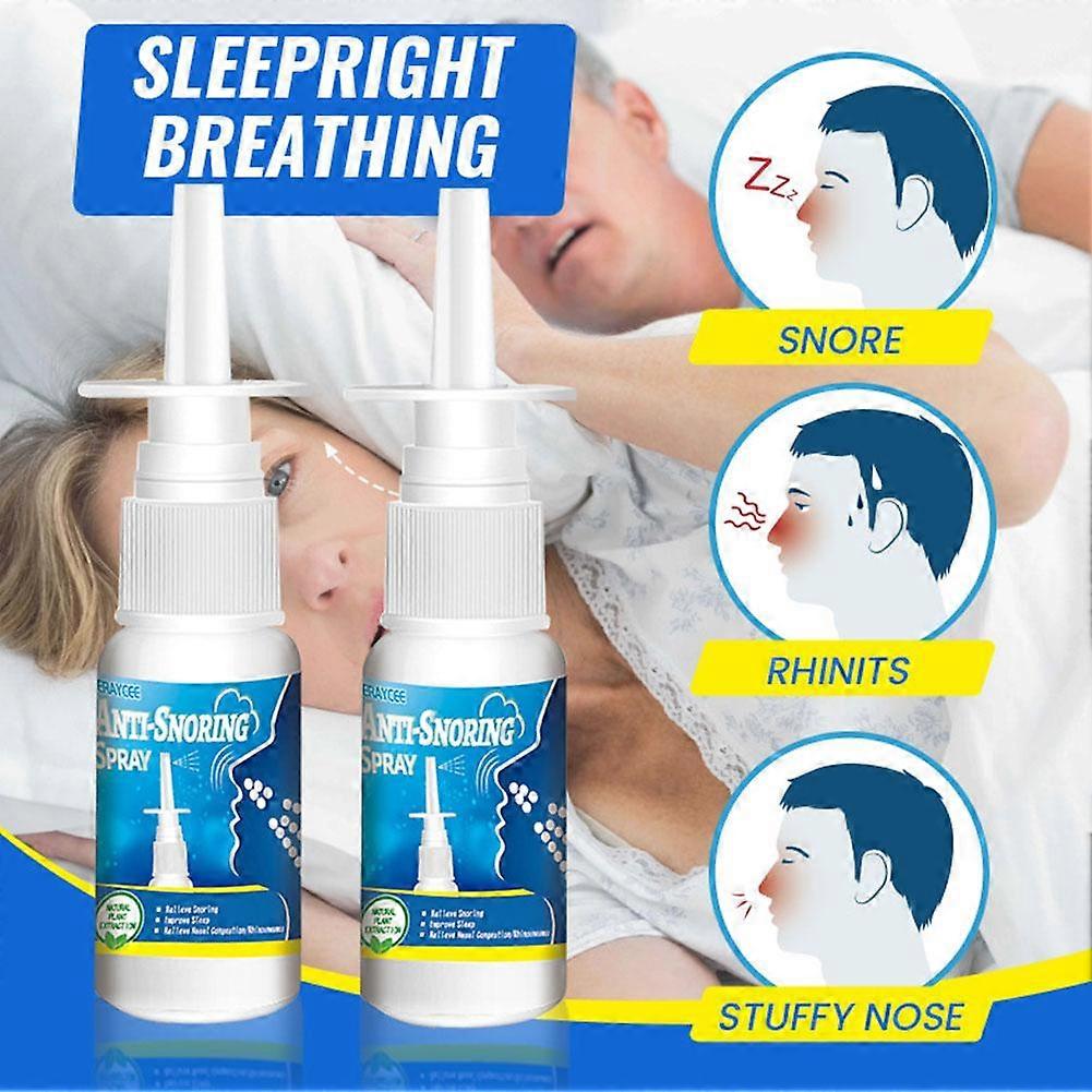 Anti Snoring Relief Remedy Snoring Nasal Spray Snore Stop Spray | Fruugo UK