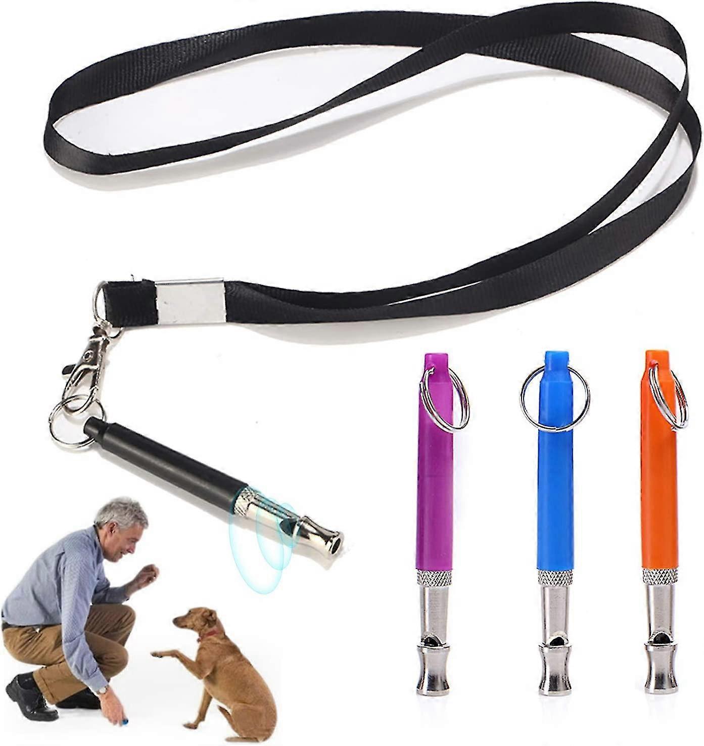Dog Whistle, 4 Piece Dog Whistle Set Four Color Dog Whistle Set ...