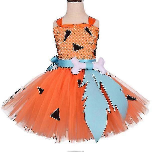 Halloween Flintstones Bone Tutu Costume Dress For Girls G | Fruugo UK