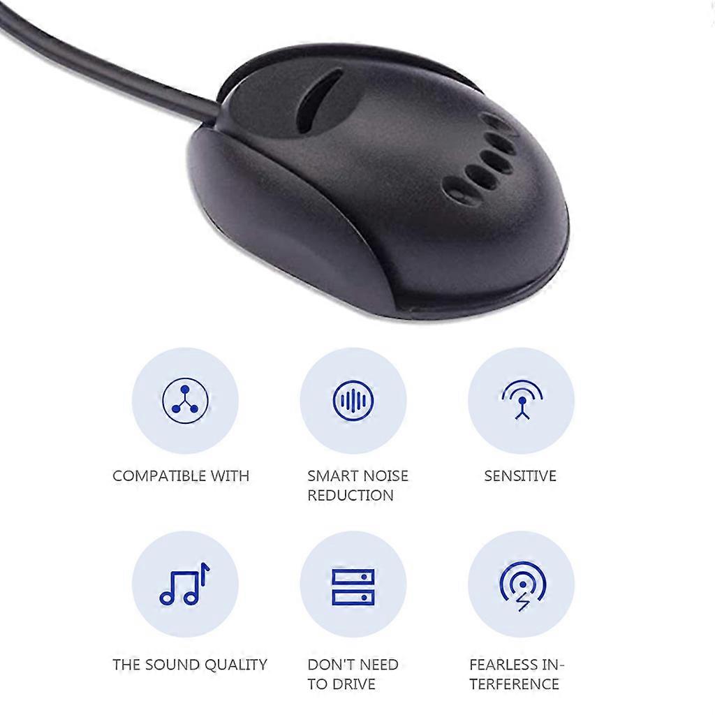Car Audio Microphone 3.5mm Mic for Car Vehicle Bluetooth-compatible ...