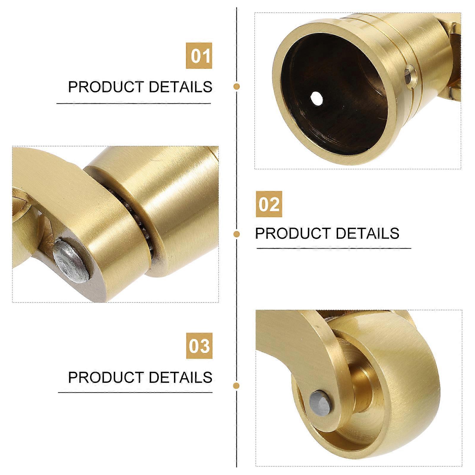 Universal Caster Sturdy Brass Caster 360 Degree Rotation Caster for ...