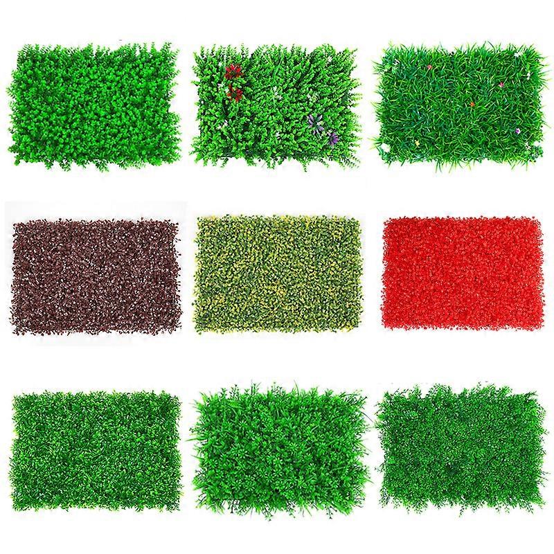 40x60CM Artificial Turf Plant Lawn Board Plastic Lawn Enclosure False ...