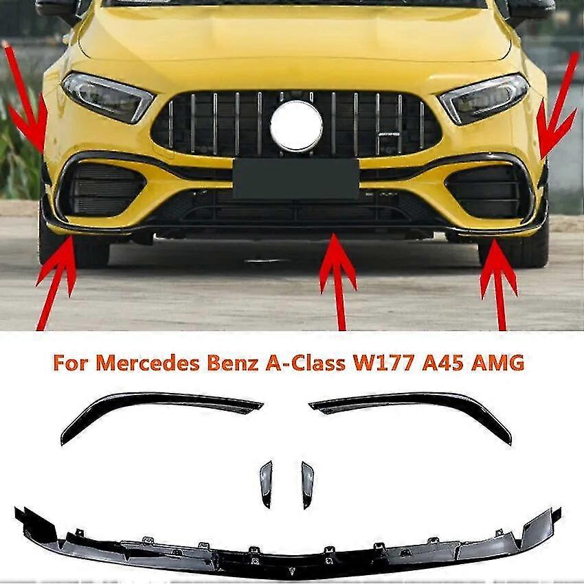 For Mercedes Benz A-Class W177 A45 AMG Front Bumper ans Front Wind ...