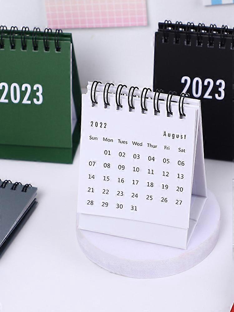 2023 Mini Desk Calendar - Aug 2022 to Dec 2023 Small Daily Schedule ...