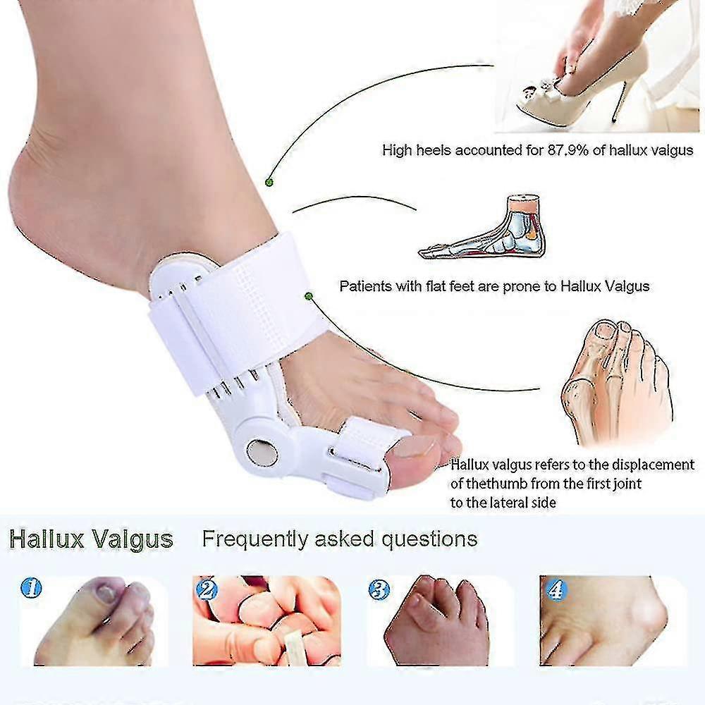 Bunion Corrector, Orthopedic Bunion Splint, Hallux Valgus Bunion Pads ...