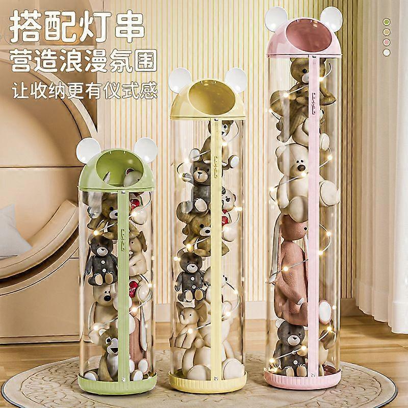 Doll storage bucket toy storage tube plush doll cloth storage children ...