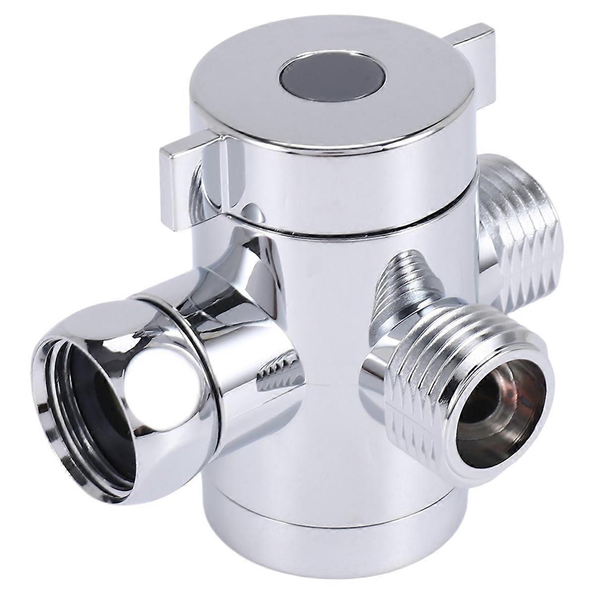 1/2 inch 3 Way T-adapter Toilet Bidet Bath Shower Head Arm Mounted ...