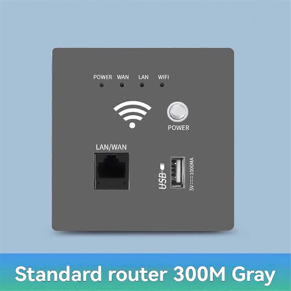300Mbps 2.4Ghz WIFI Router Wireless WiFi Socket RJ45 AP Relay Smart USB ...