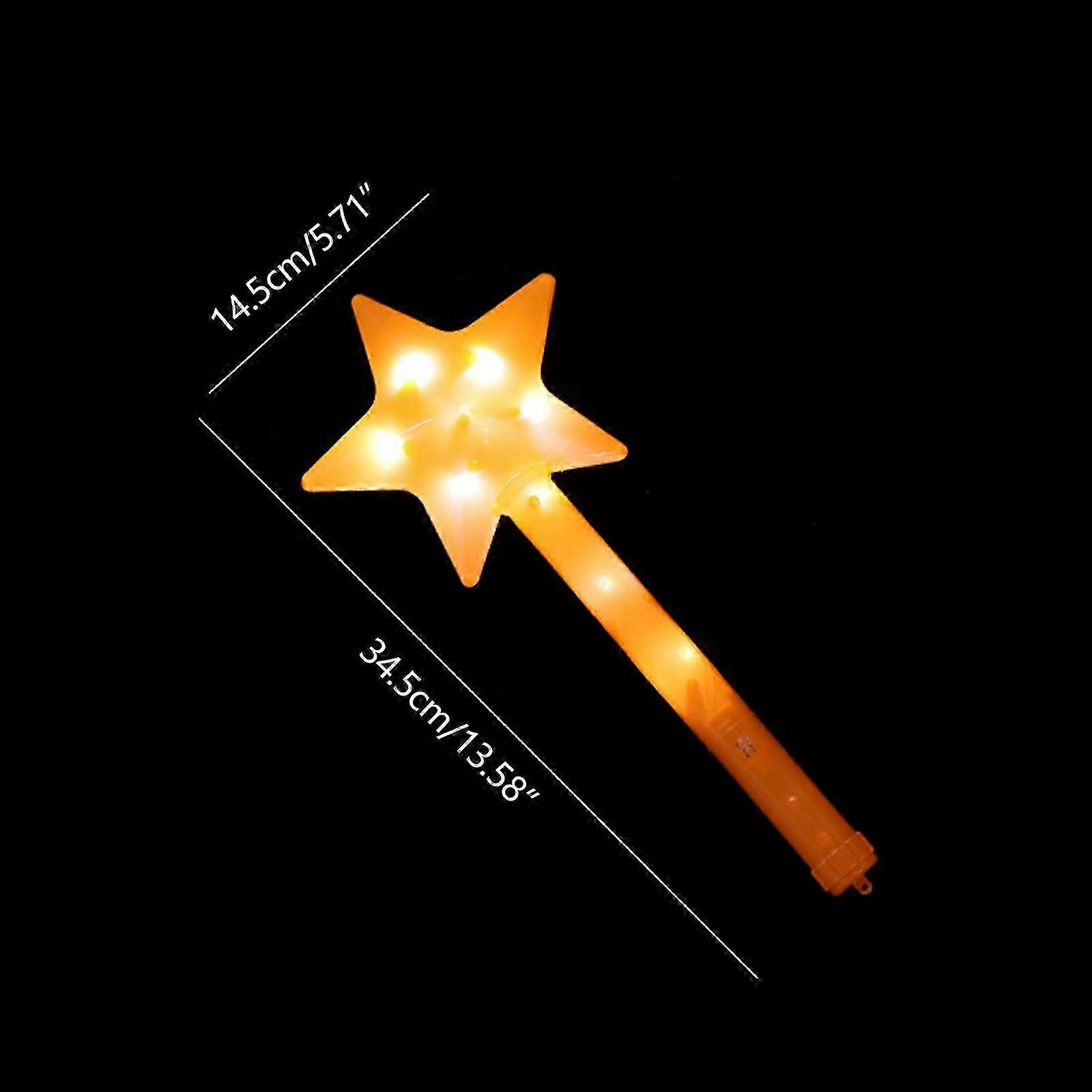 Led Flashing Magic Wands Handheld Flash Colorful Stick Toy Birthday ...