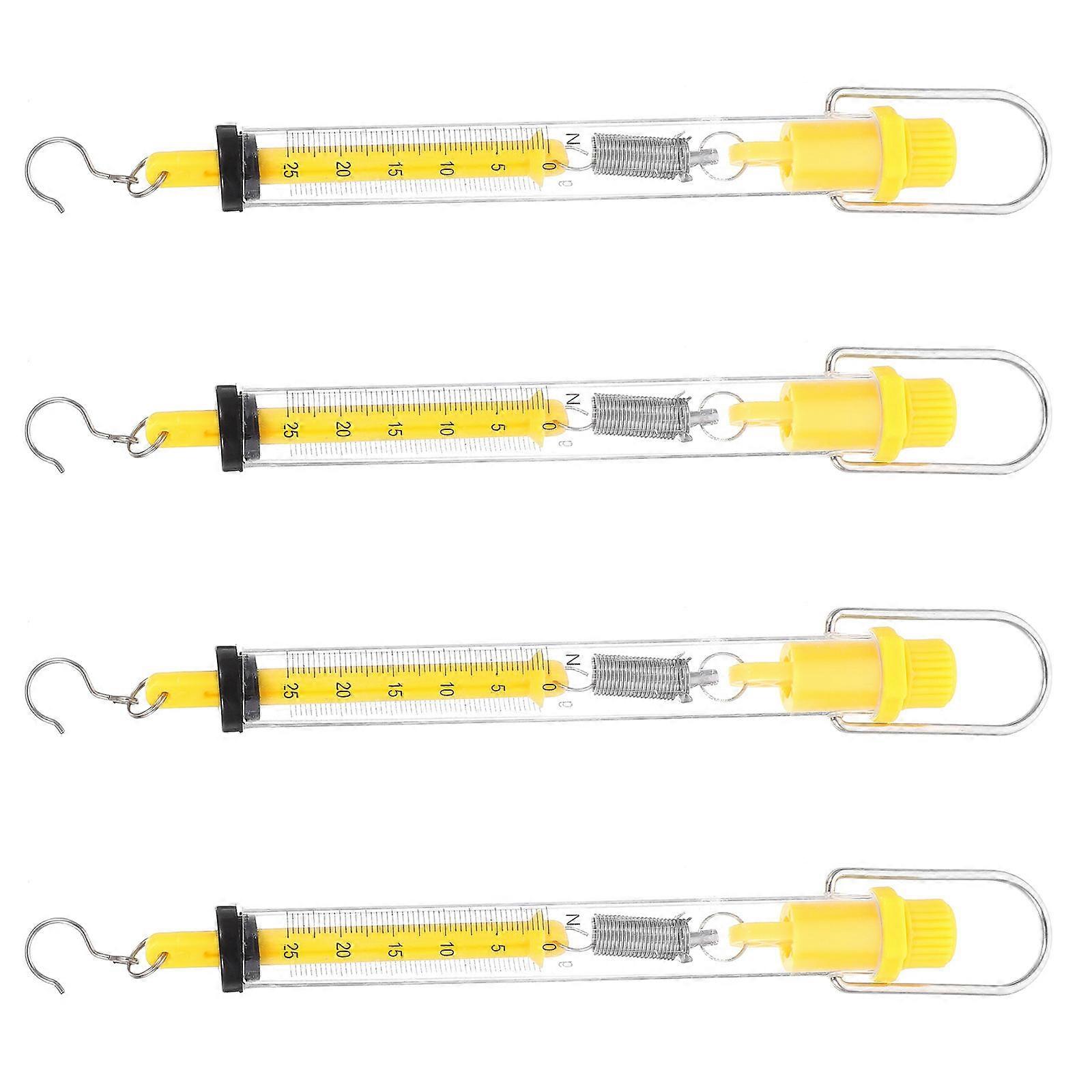 The **4pcs Tubular Spring Scale Dynamometer Newton Force Meter** is a ...