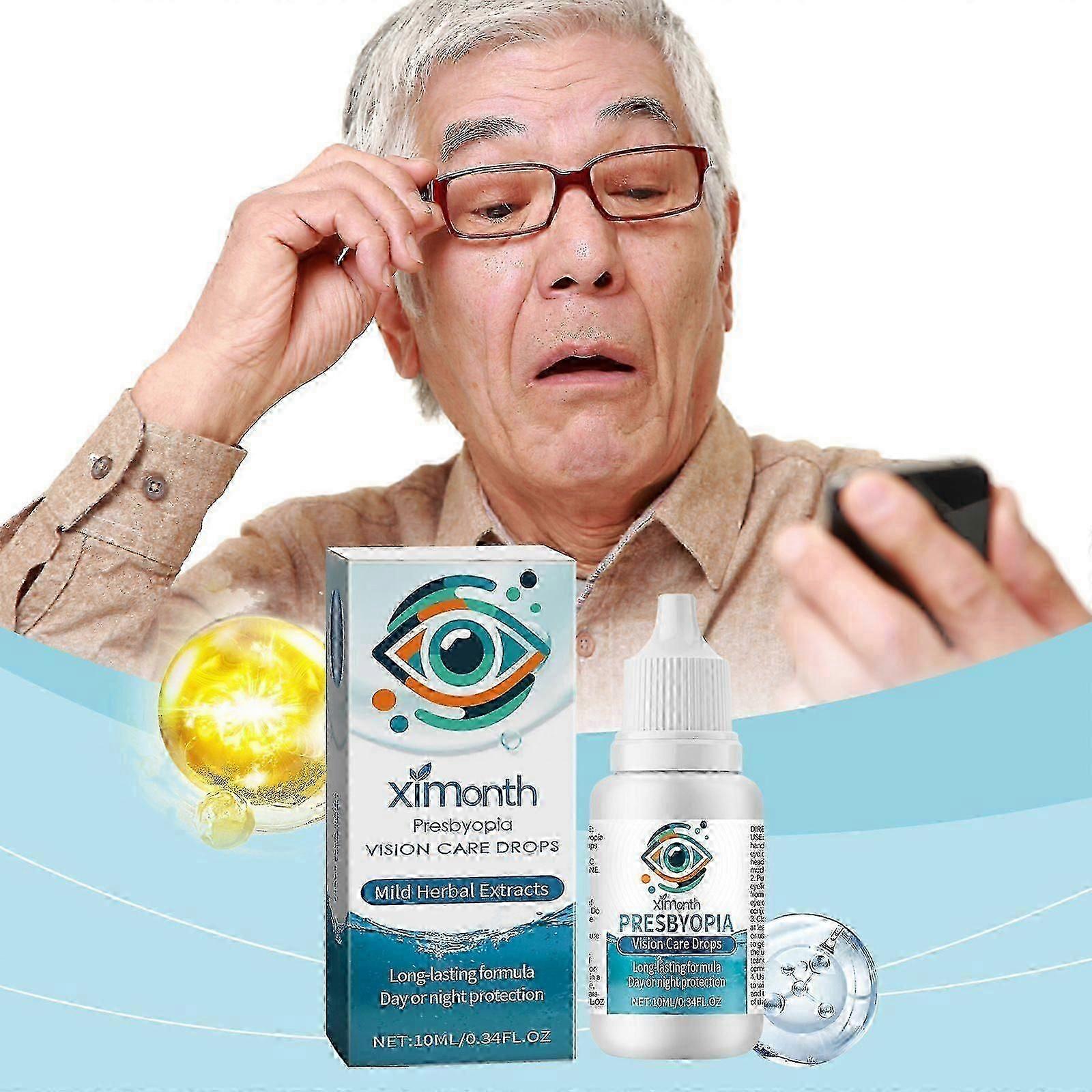 Presbyopia Vision Care Drops Removal Enhance Eyesight Cataract Cure ...