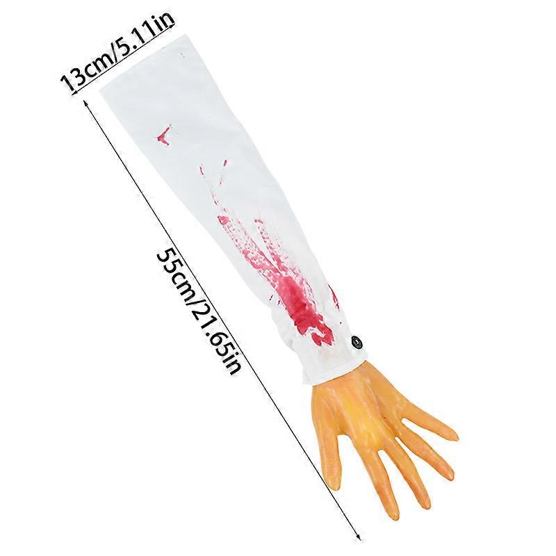 2025 Halloween Fake Human Arm Plastic Hands Foot Bloody Dead Body Parts ...