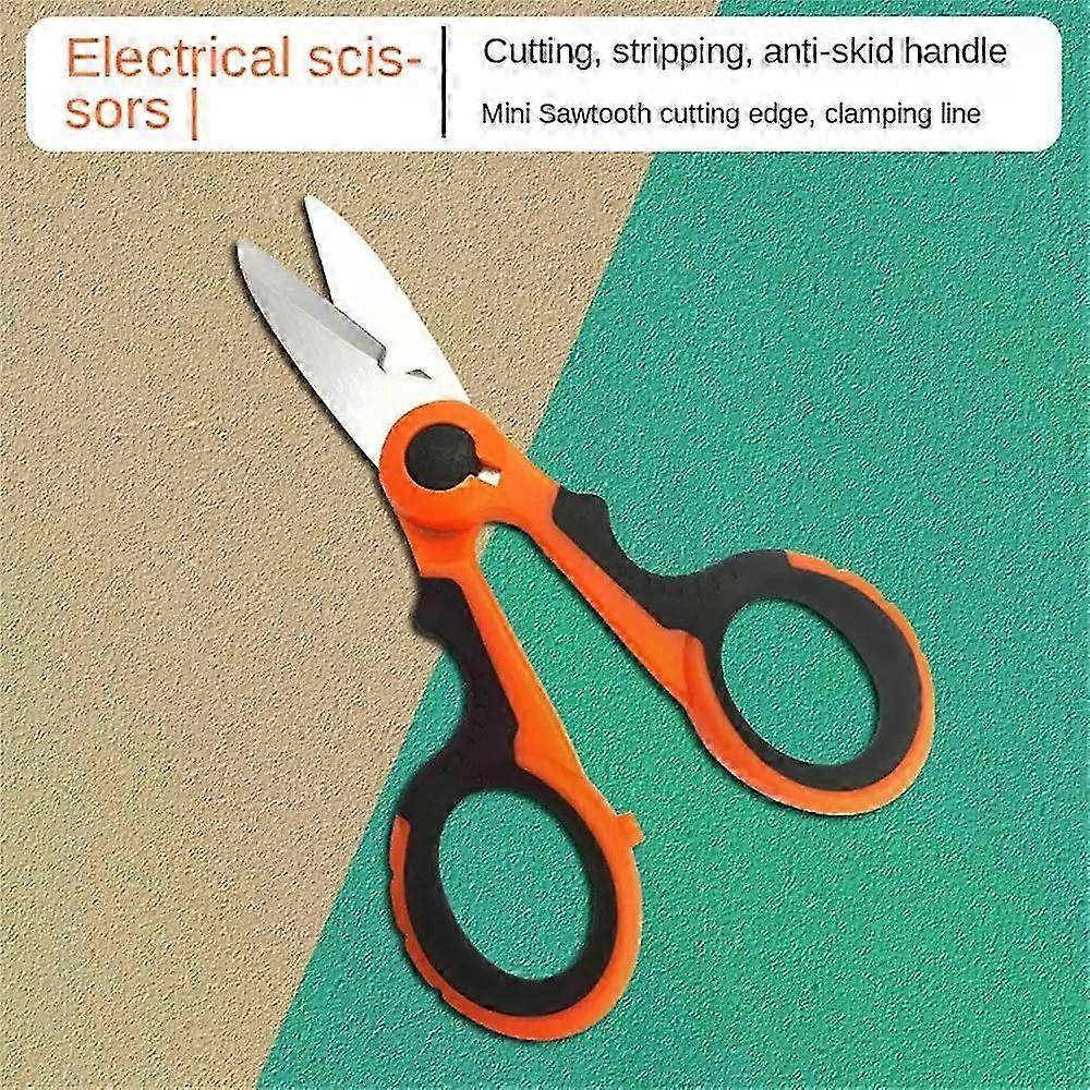 Fishing Line Electrical Scissors Multifunctional Stainless Steel Fishing Line Shears Fishing ...