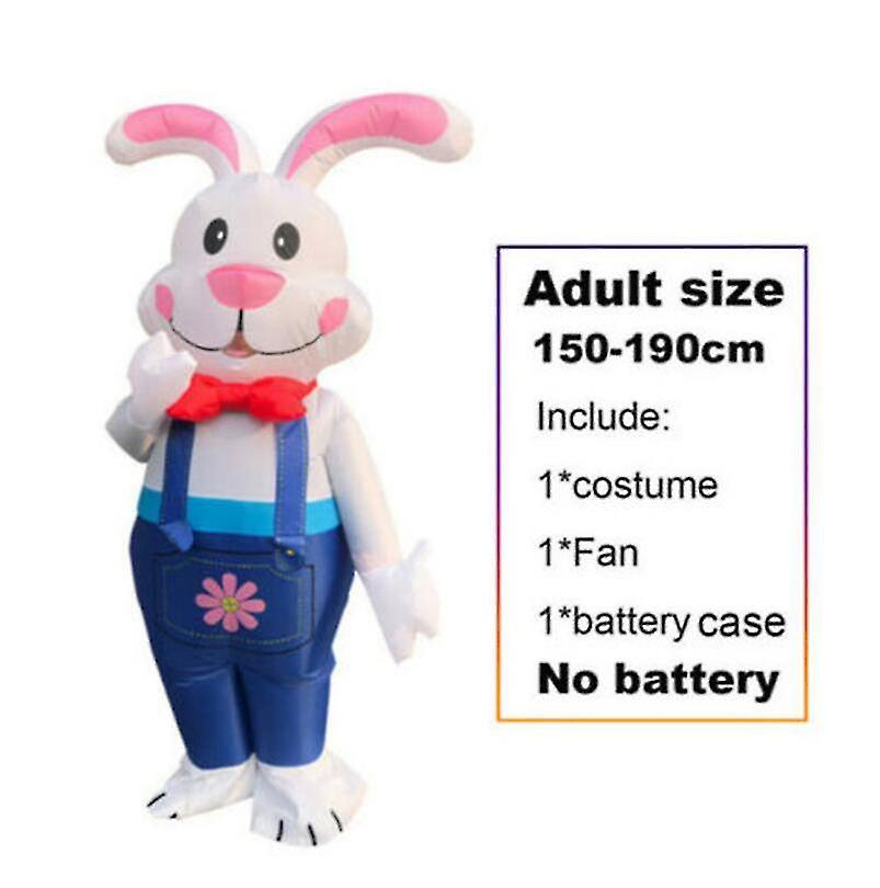 Easter Bunny Inflatable Suit Cartoon Costume Performance Cosplay Props ...