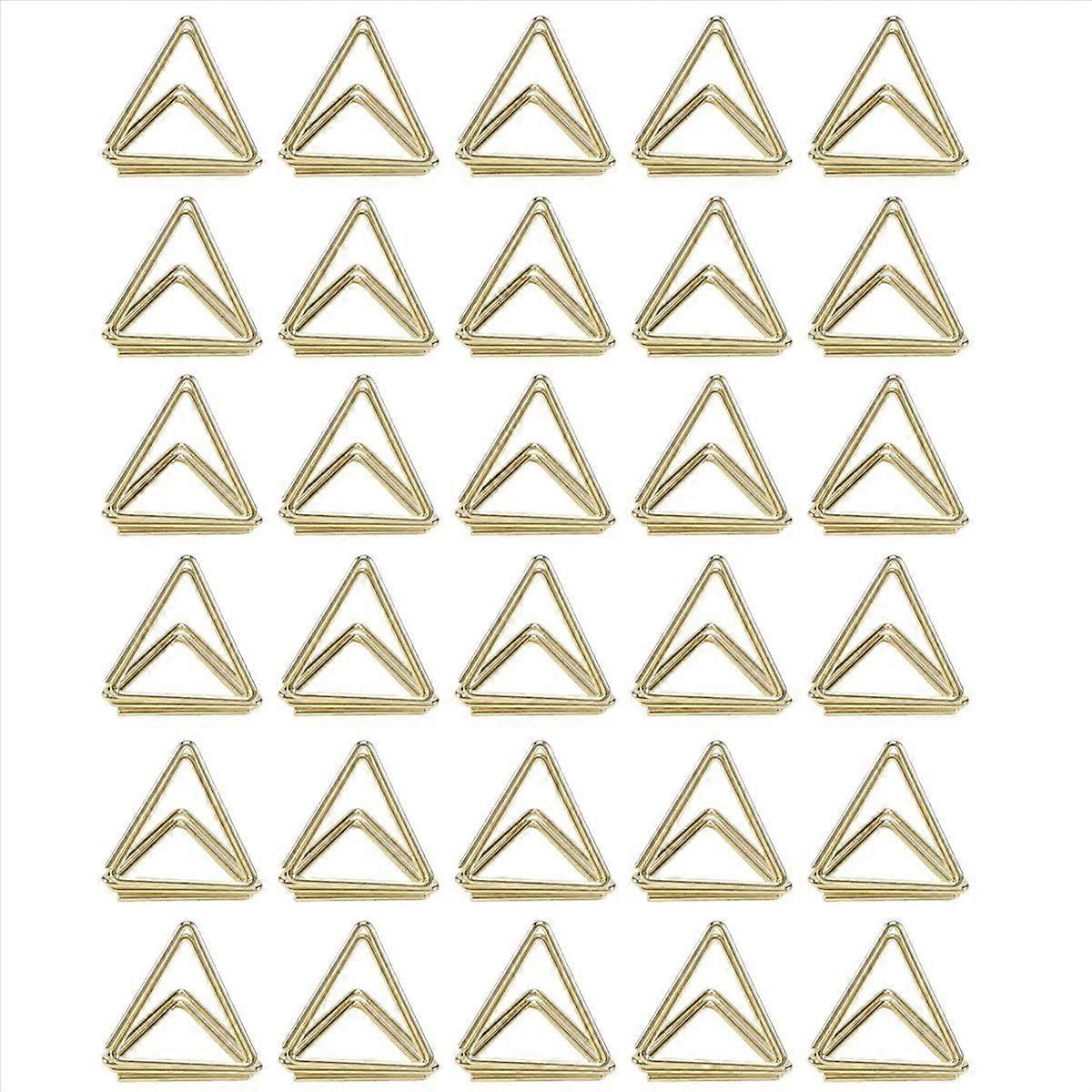30Pcs Triangle Shape Card Holders Wedding Table Number Holders Photo ...