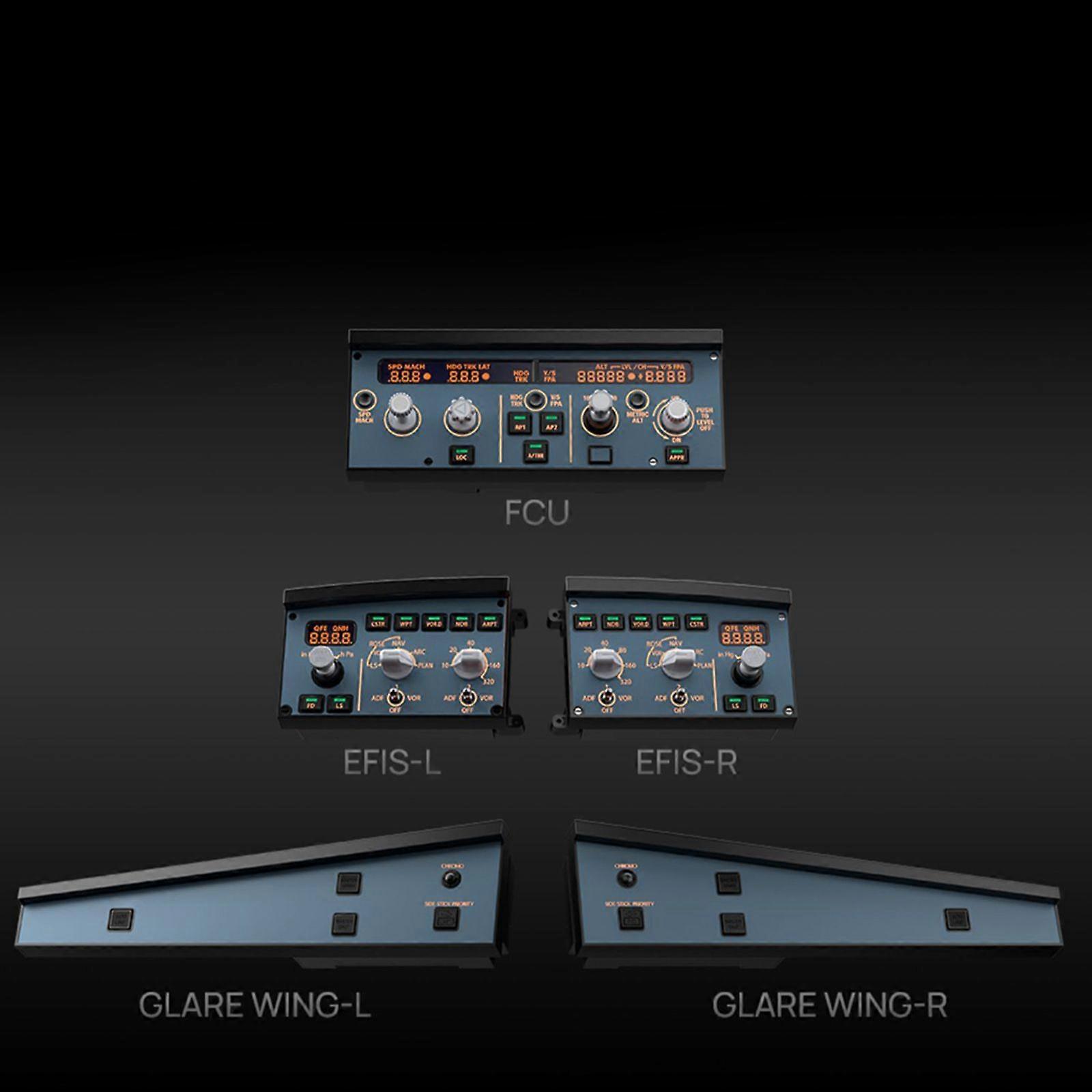 WINWING A320 FCU Flight Control Unit Panel Dual-Mode SIMAPP Plug-and ...