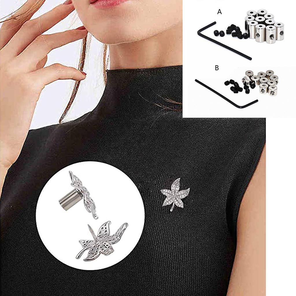 Pin Locks Pin Backs Locking Clasp with Wrench 10 Pieces Locking Pin ...