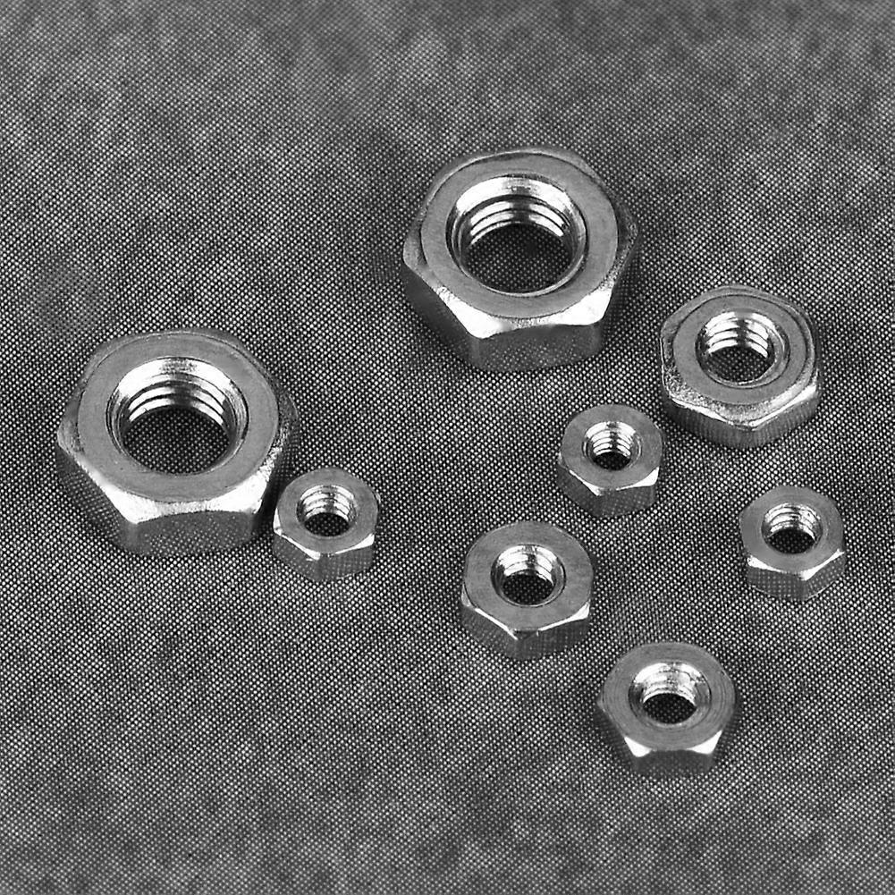 140pcs M1/M1.2/M1.4/M1.6/M2/M2.5/M3 Thread Stainless Steel Hex ...