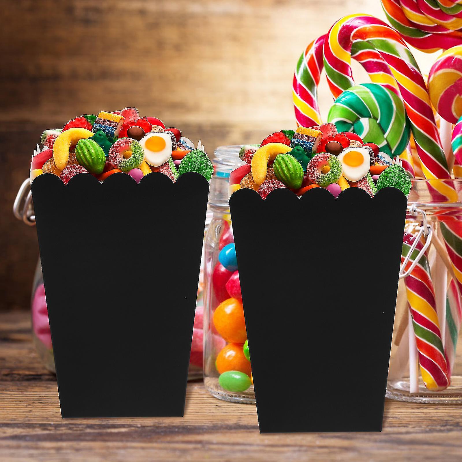 50pcs Popcorn Boxes Paper Popcorn Tubs Simple Greaseproof Popcorn ...