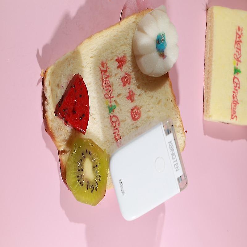 Mbrush Handheld Food Printer Coffee Latte Cake Macaron Personalized ...