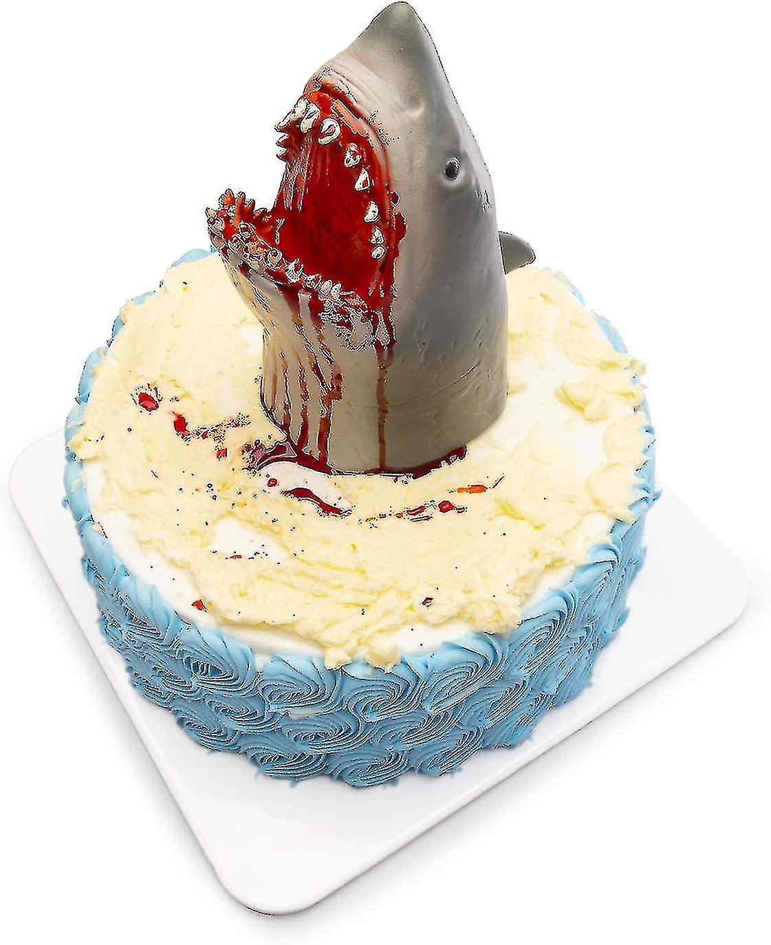 Shark Hand Puppet Soft Rubber Latex Realistic Animal Head Toys For Kids ...