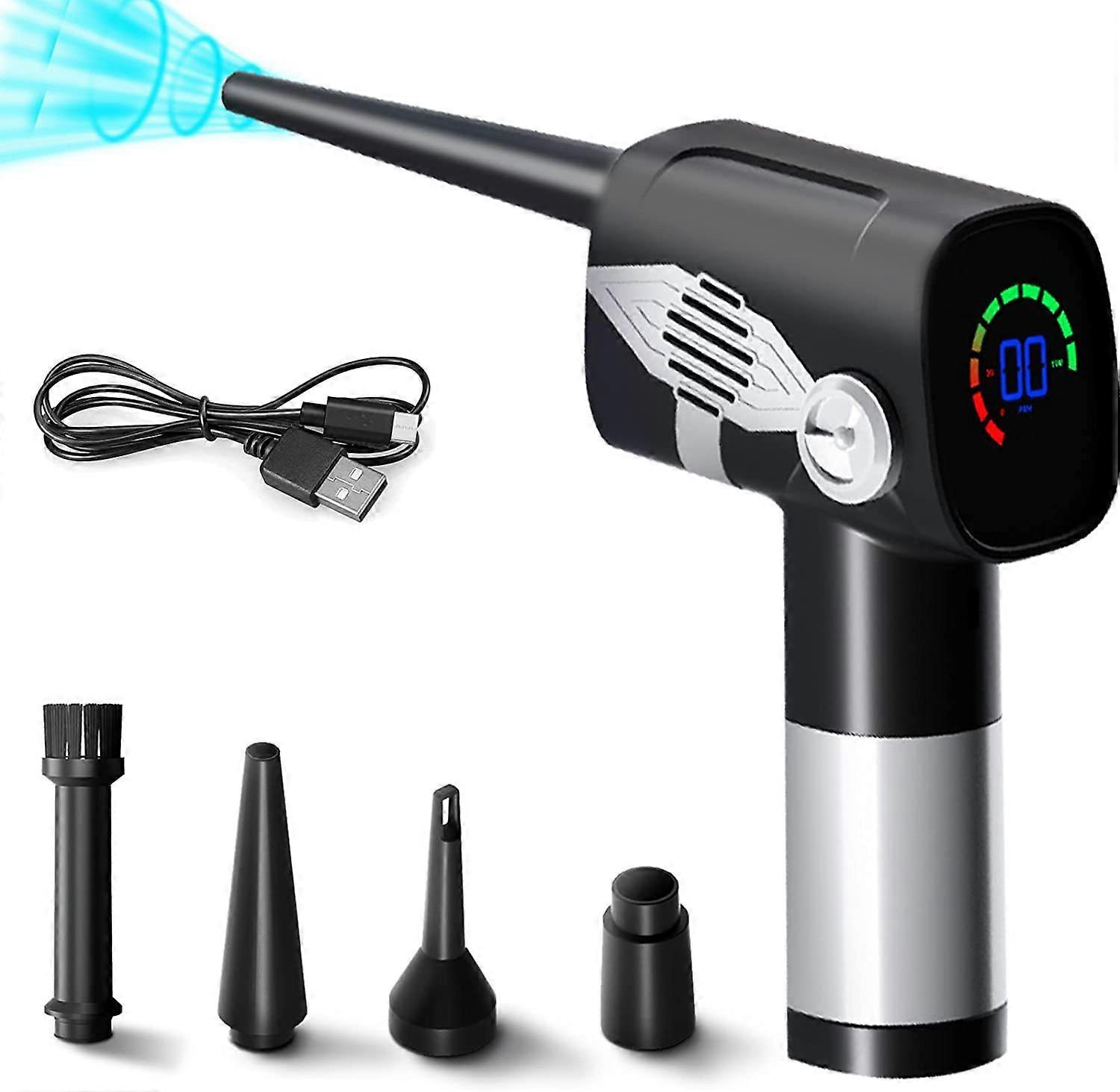 Compressed Air Spray Bottle,40000 RPM Compressed Air Spray Powerful Air ...