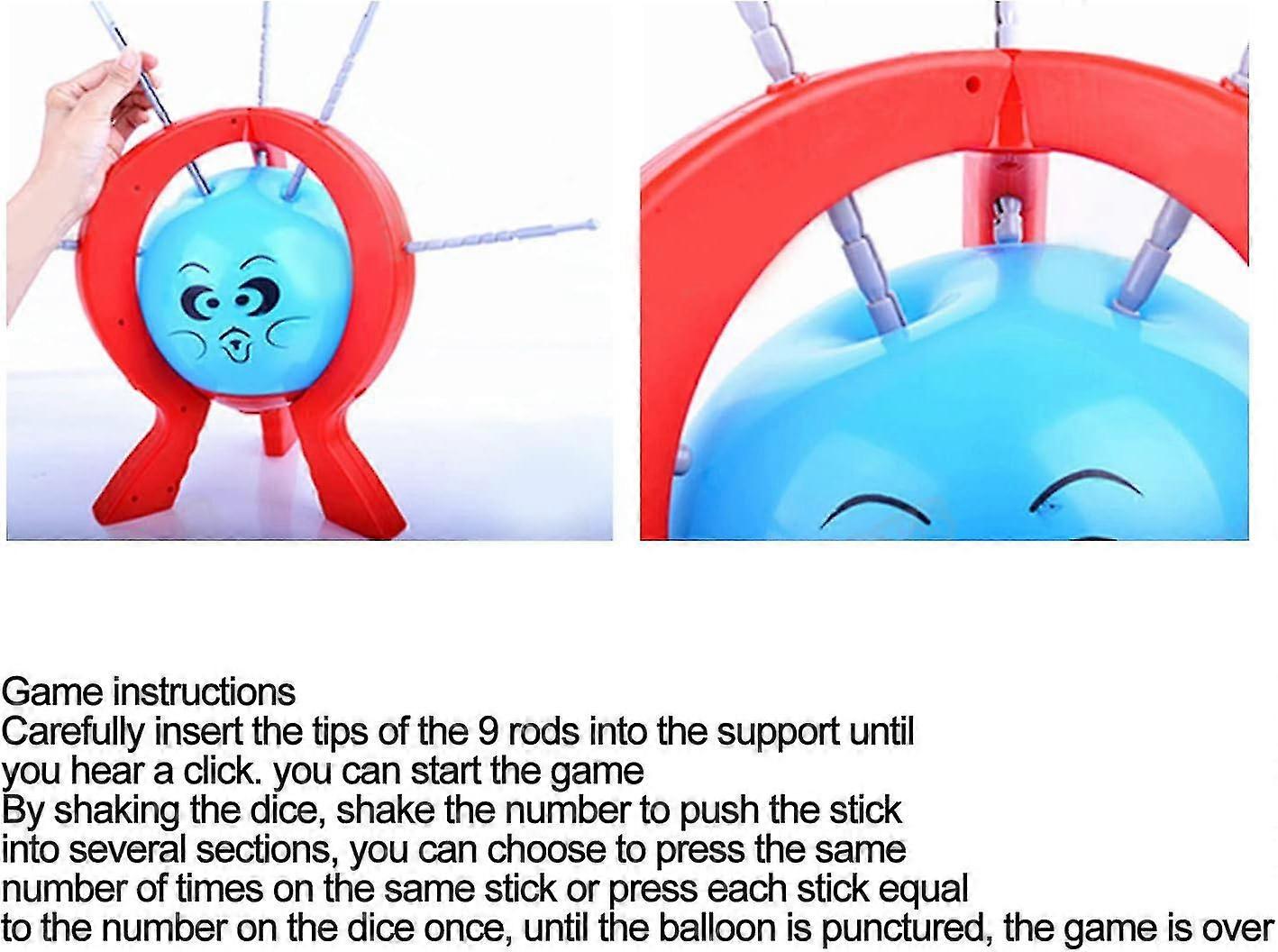 Burst Balloon Game, Balloon Game Plus Balloon Refills for Kids, Balloon ...