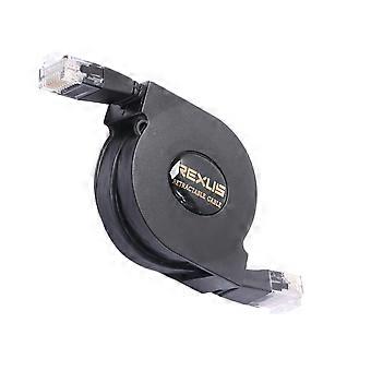 Premium 10 Gigabit Ethernet Retractable Network Cable Cat 6 Ultra Flat ...