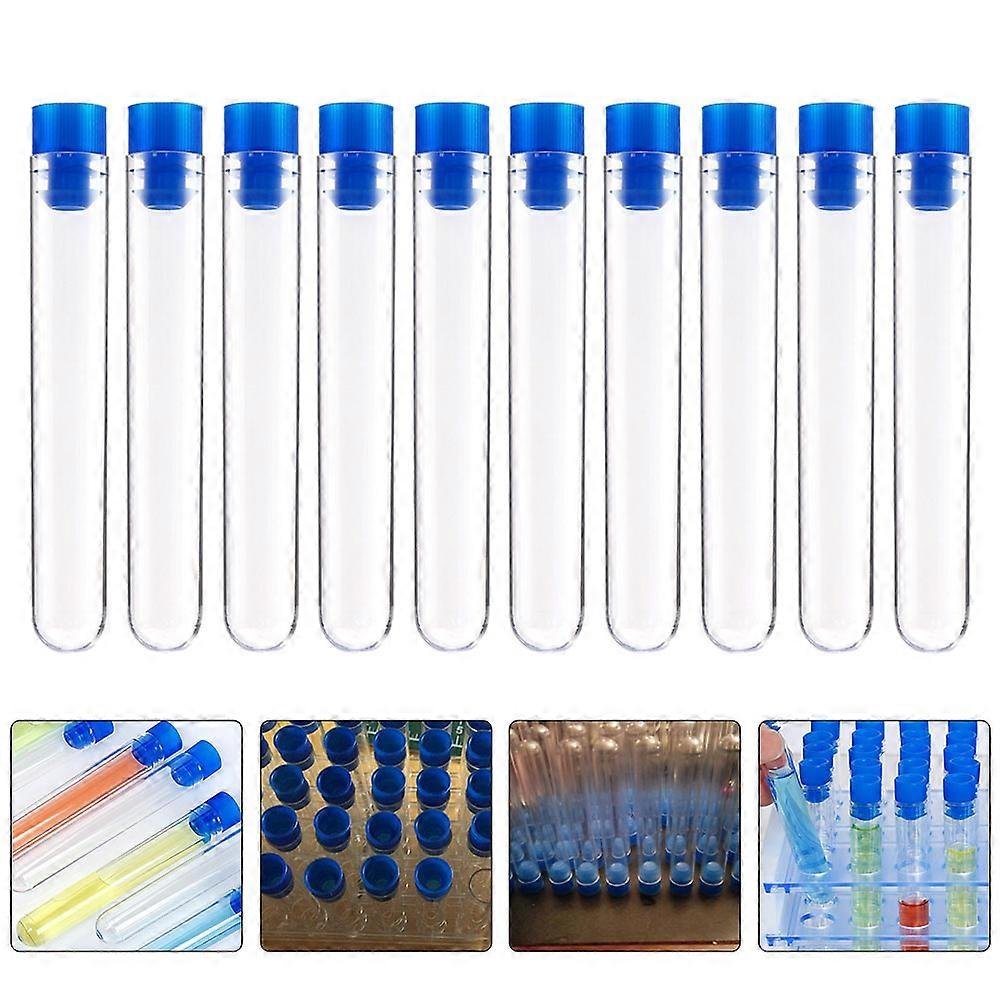 50 Pcs Glass Test Tubes Testing Tubes Conical Centrifuge Tubes Sample ...