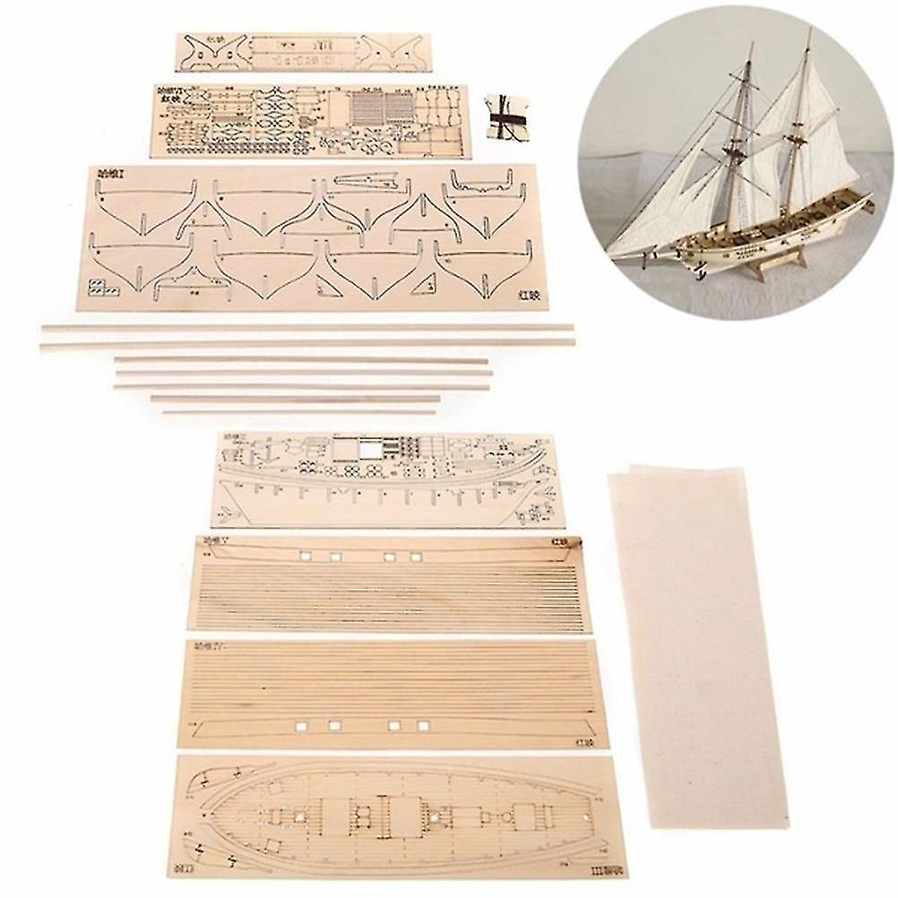 new sailboat model diy ship assembly kit sm47347 | Fruugo UK
