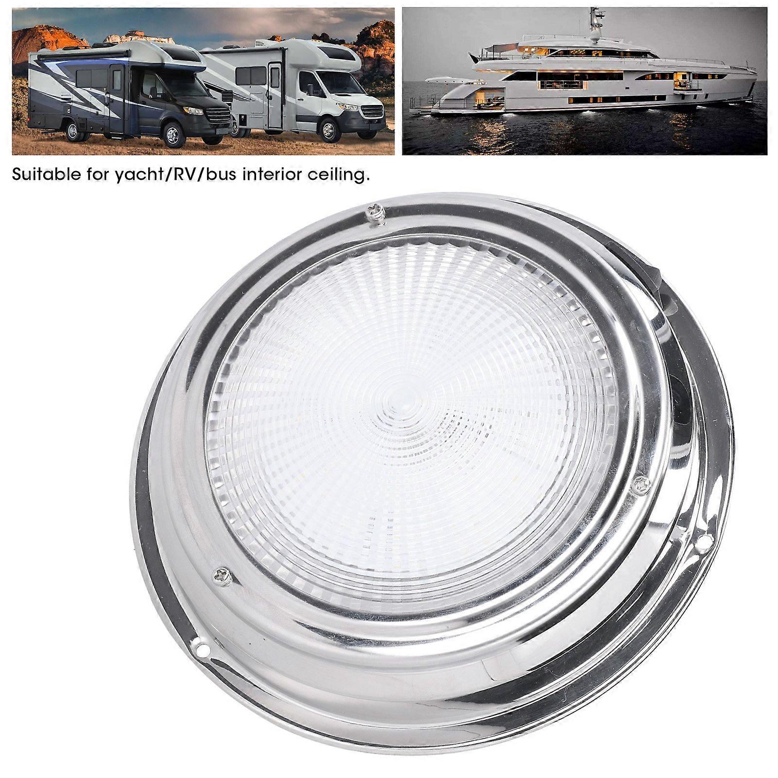 12V Roof Reading Light LED Dome Ceiling Warm White Lamp Dustproof High ...