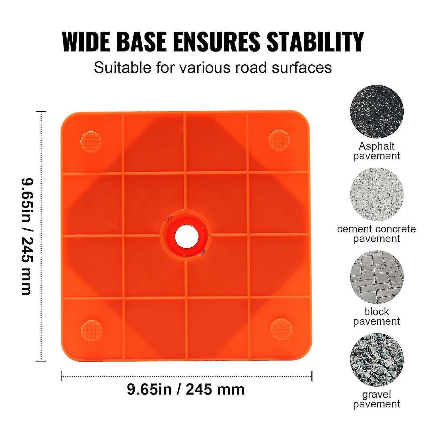 Safety Cones, 18 Inch Collapsible Traffic Cones, Construction Cones ...