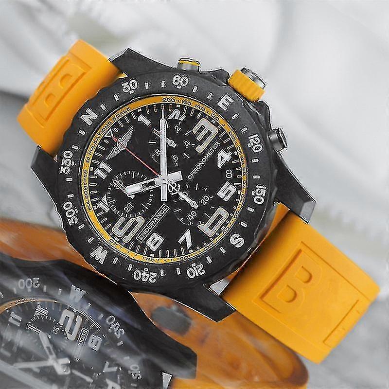 Chronograph Watch For Men Luxury Quartz High-end Sports Multi-function ...