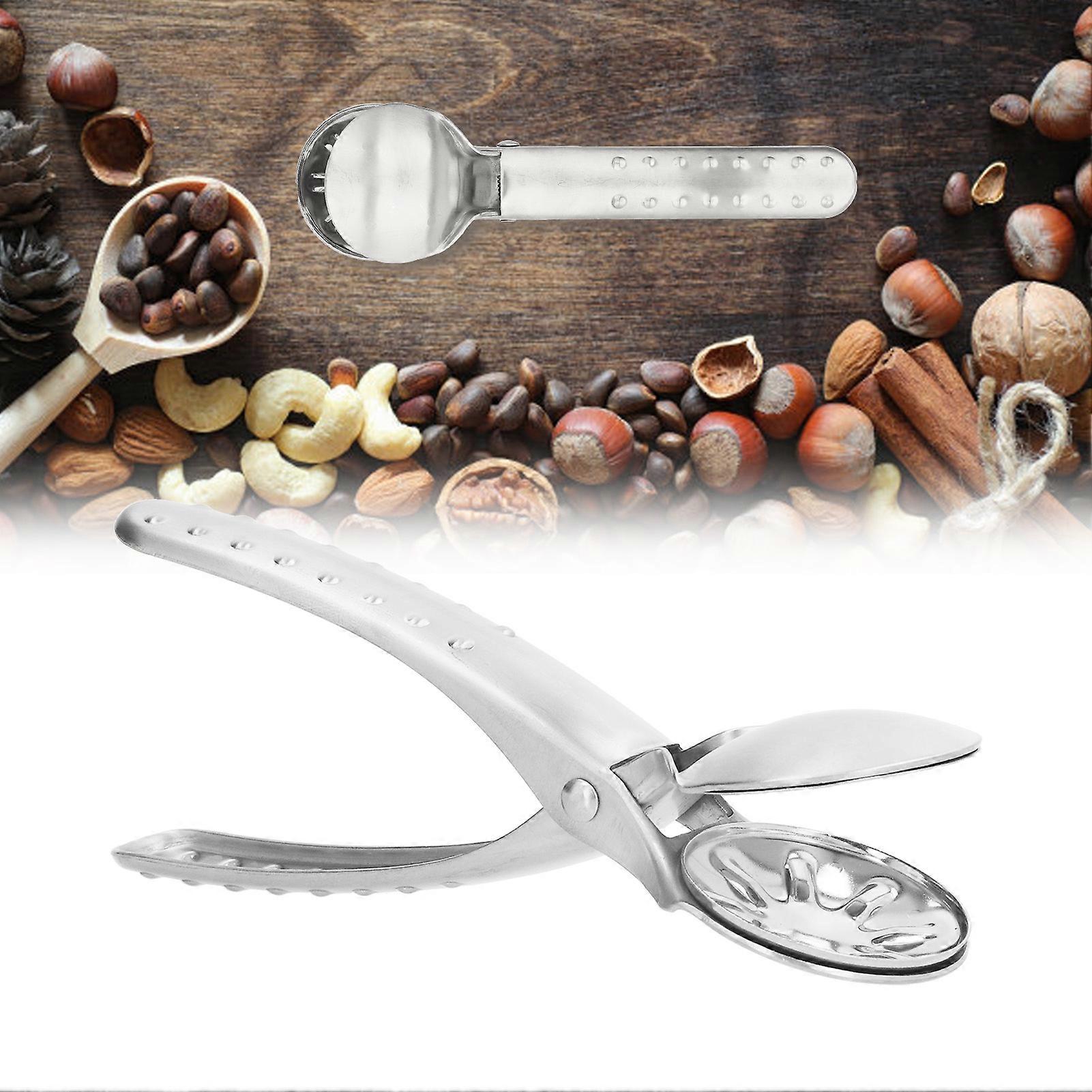 Nutcracker Chestnut Clip, Stainless Steel Nut Cracker Sheller Walnut ...