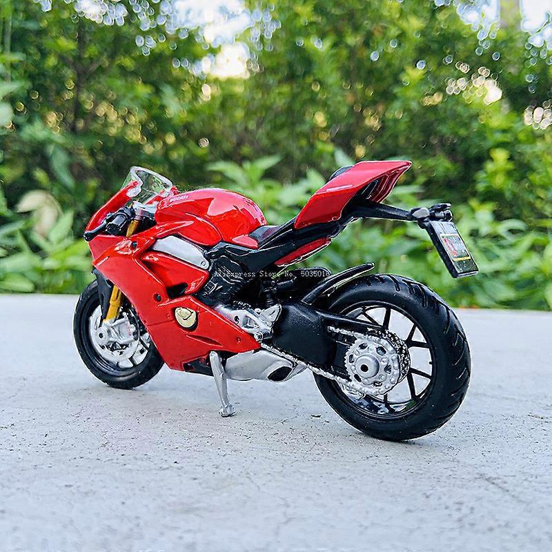 1:18 Ducati PANIGALE V4 Alloy Diecast Motorcycle Model Workable Shork ...