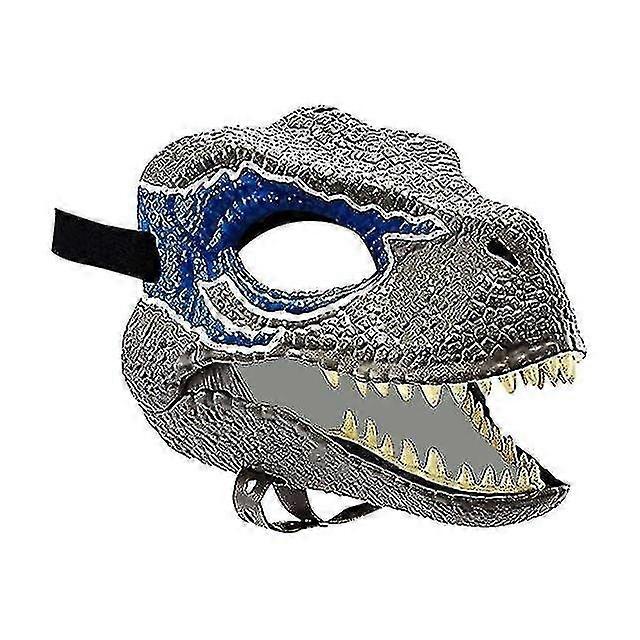 Halloween Dinosaur Mask 3d Breathable Latex Raptor Animal Headgear ...