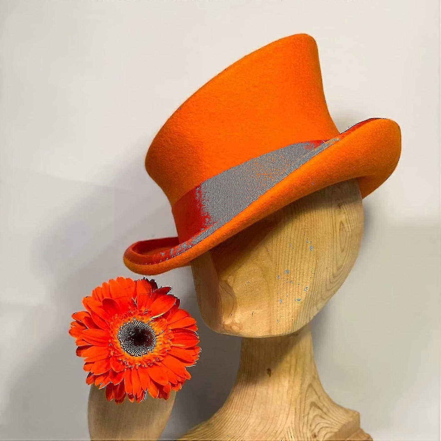 Asymmetric Top Hat Wool Hat Women Men Unisex Hat Steam Punk Hat Top Hat ...