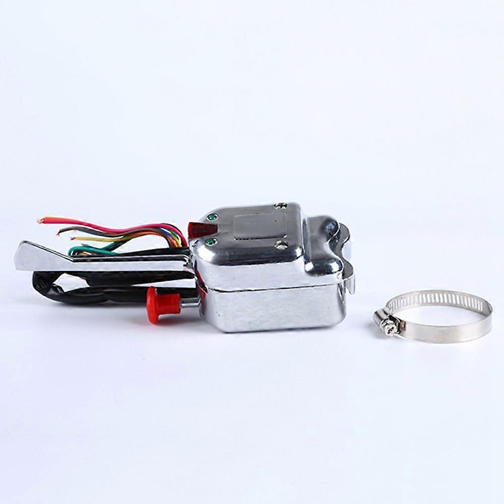 Chrome 12V Universal Rat Turn Signal Switch for | Fruugo UK